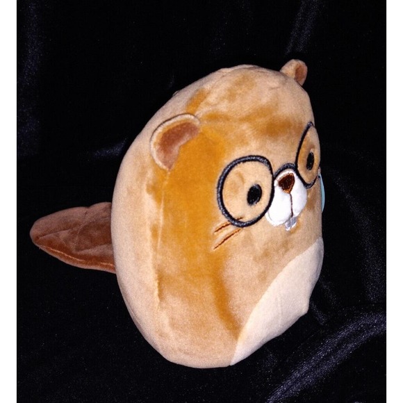 Kellytoy | Toys | Squishmallow Chip The Beaver With Glasses 5 Plush ...